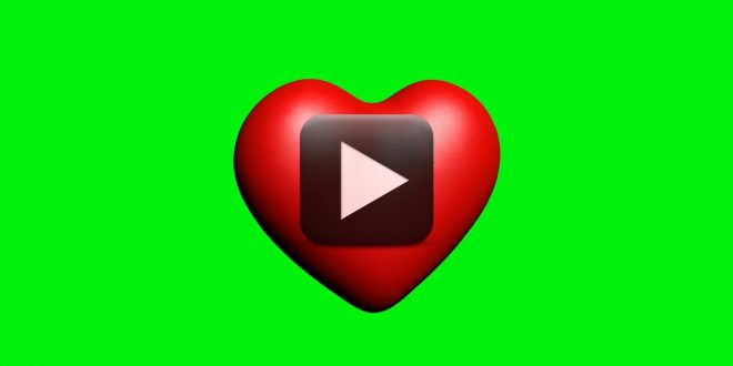 Rotating Heart Green Screen Free Download | All Design Creative
