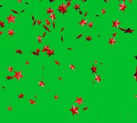Red Stars Green Screen Background Video | All Design Creative