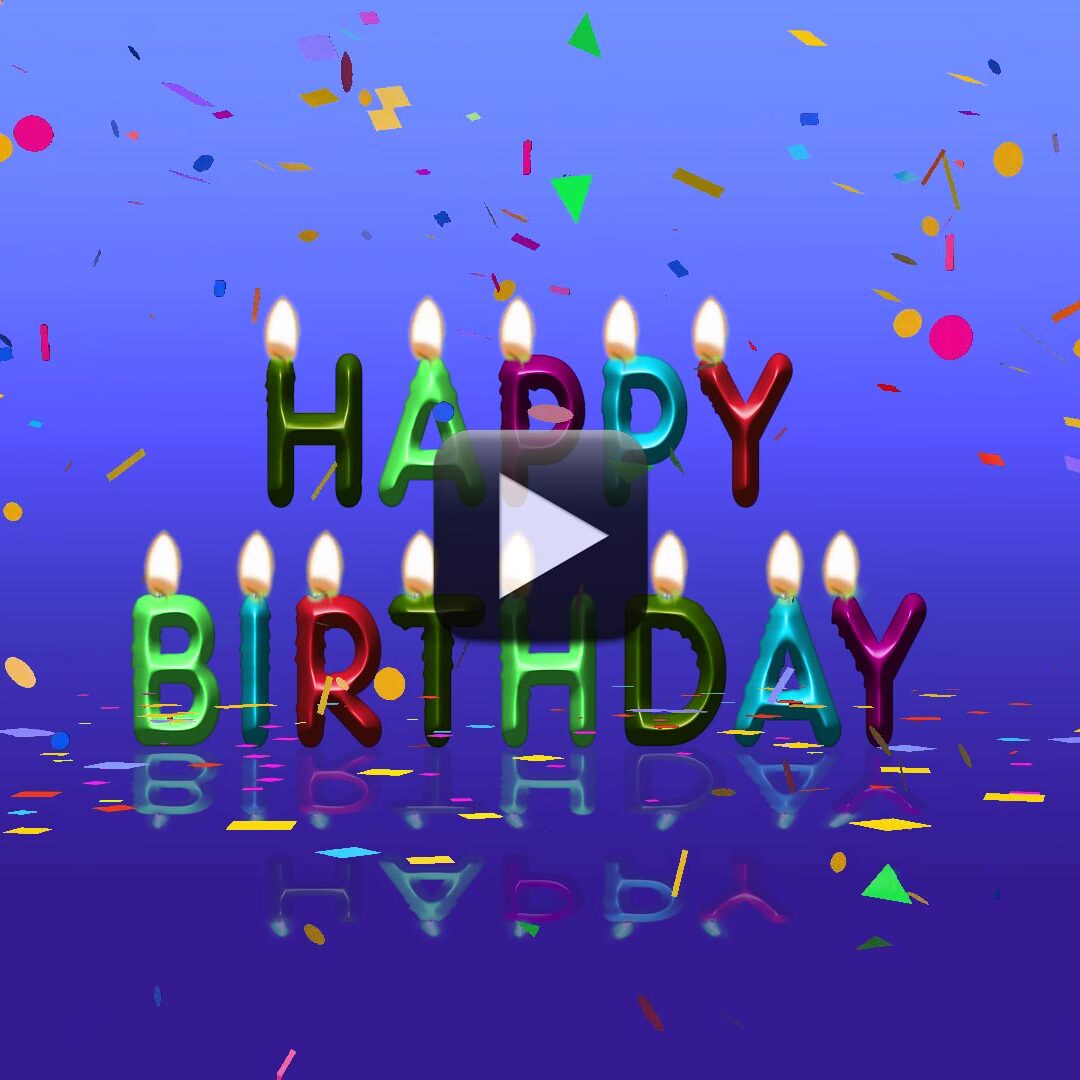 Happy Birthday Wishes Animation With Music