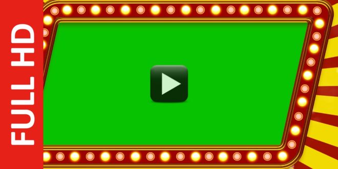 Movie Trailer Green Screen Frame Background Video | All Design Creative