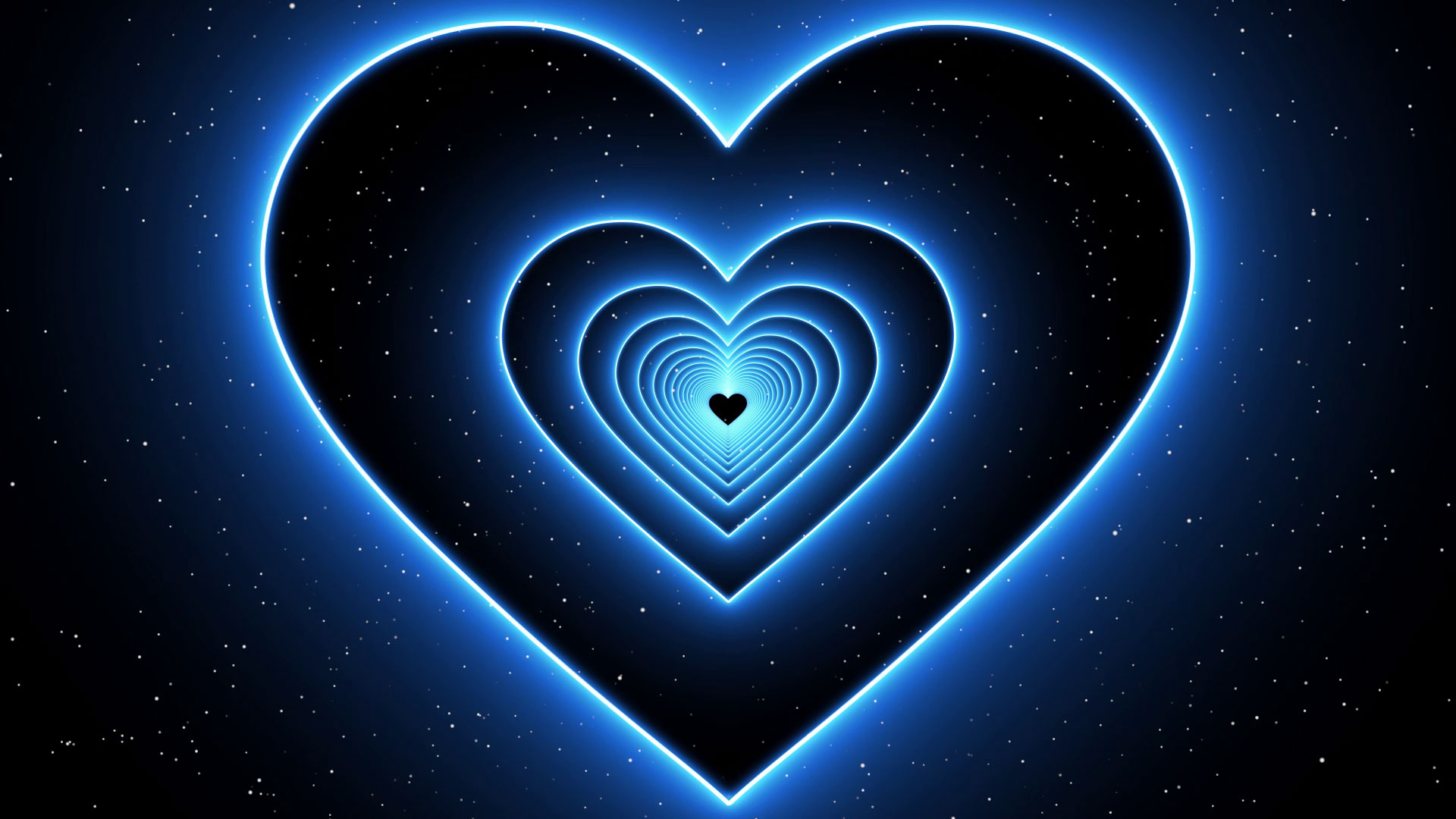 Neon Lights Tunnel Love Heart Background Loop | TikTok Trend Romantic ...