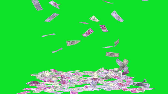 No Copyright Money Falling Green Screen | Indian Money Falling ...